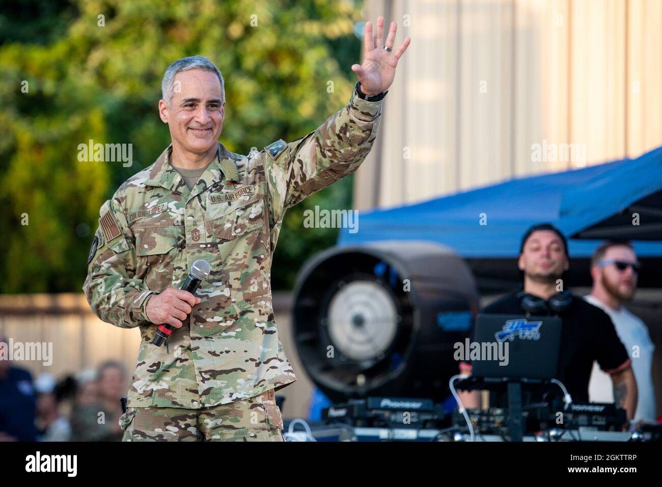SEAC Ramón "CZ" Colón-López (right), the Senior Enlisted Advisor to the ...