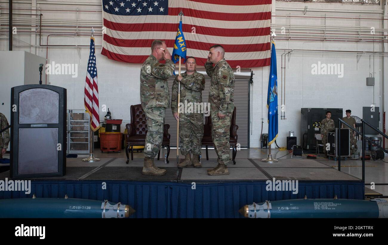 U.S. Air Force Col. Marc Walker, 355th Maintenance Group commander ...