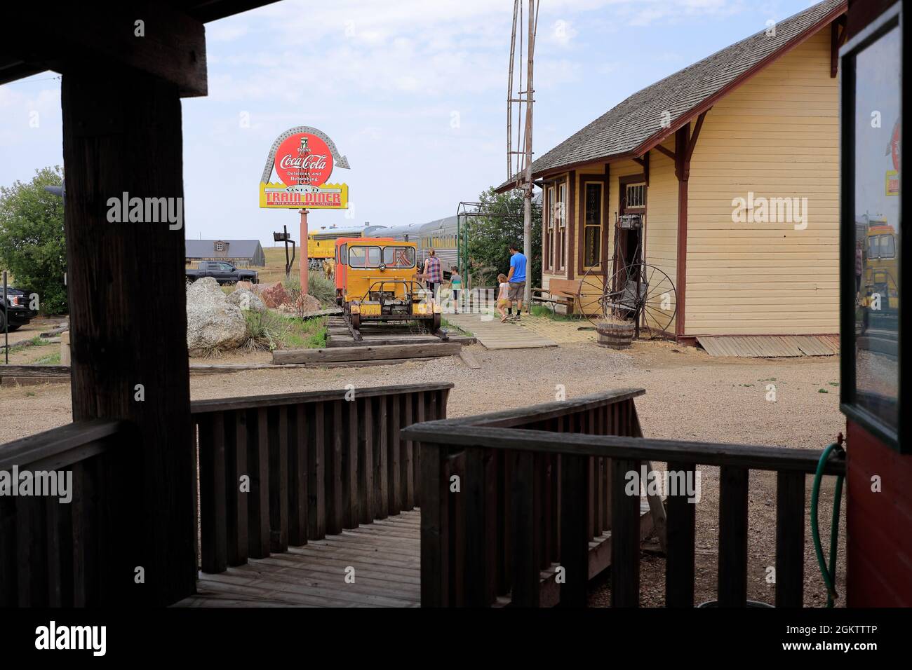 The original 1880 Town in.Midland South Dakota.USA Stock Photo - Alamy