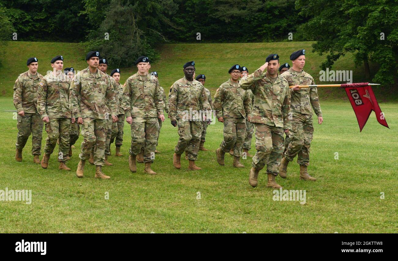 U.S. Army Maj. Christopher Jones, commander, 108th Medical Company Area ...