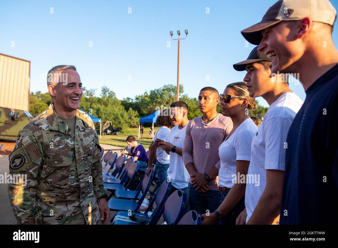 SEAC Ramón "CZ" Colón-López (left), the Senior Enlisted Advisor to the ...