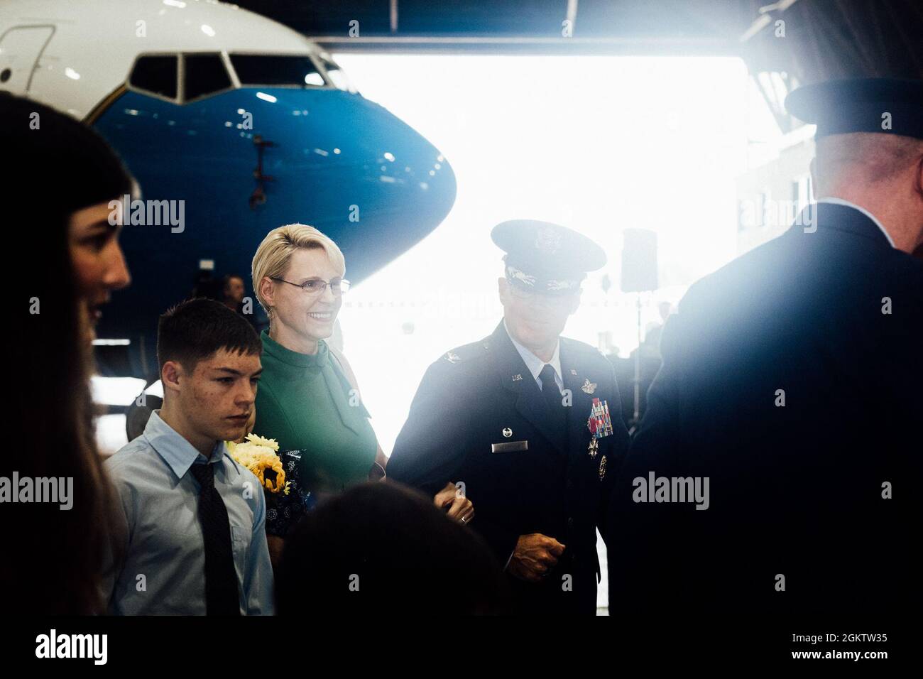 Col. Scot Heathman, outgoing 375th Air Mobility Wing commander, exits ...