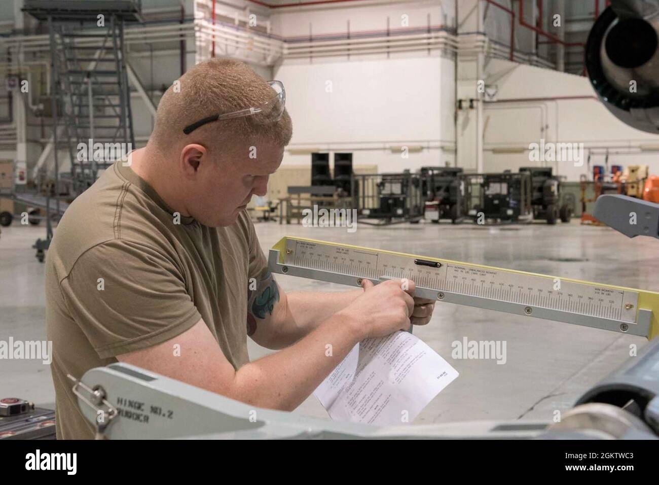 U.S. Air Force Tech. Sgt. Daniel Barrow, a maintainer with the 167th ...