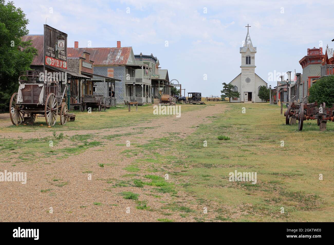 The original 1880 Town with church in the background.Midland South ...
