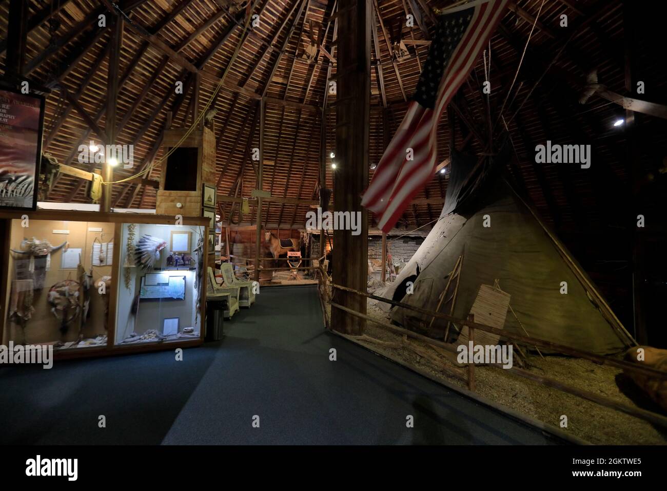 Exhibition of the props using in Hollywood movie Dances with Wolves ...