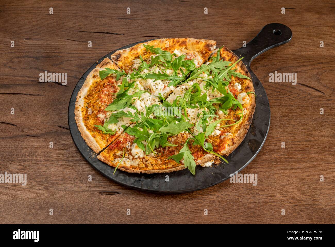 Feta cheese italian pizza hi-res stock photography and images - Alamy