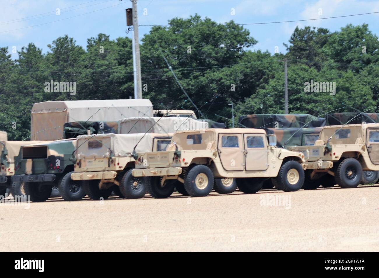 Training operations are shown July 1, 2021, at Fort McCoy, Wis ...