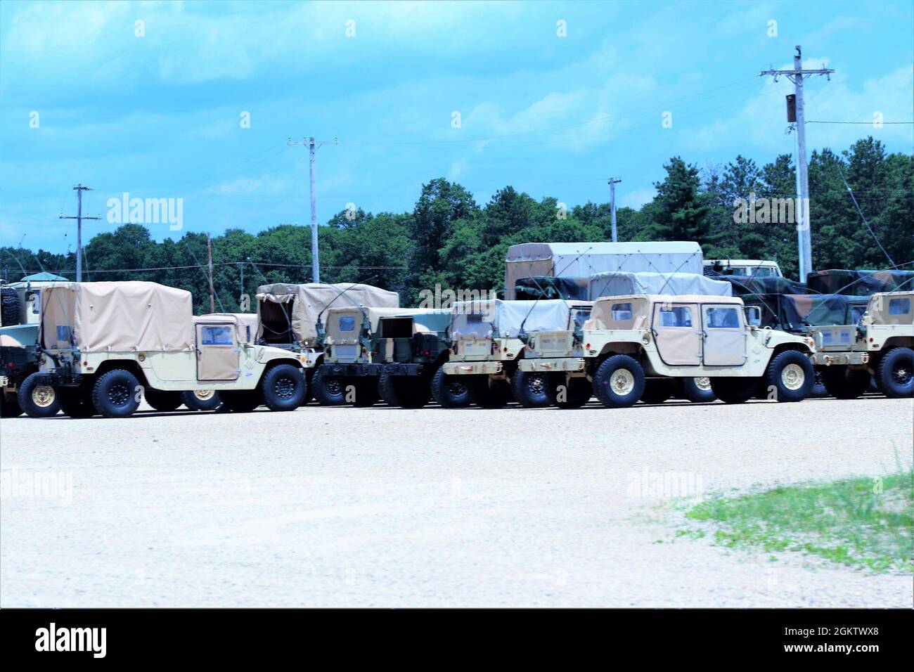 Training operations are shown July 1, 2021, at Fort McCoy, Wis ...