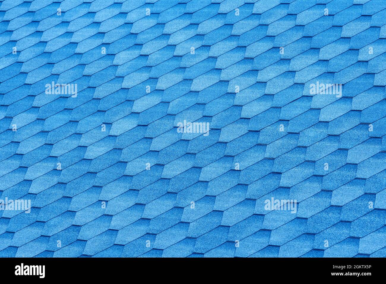 Roof tile geometric style pattern, mosaic blue abstract texture, square ...
