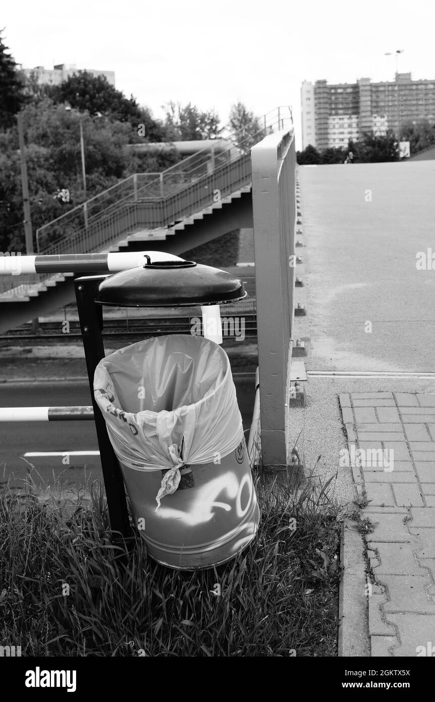 Lawn trash Black and White Stock Photos & Images - Alamy