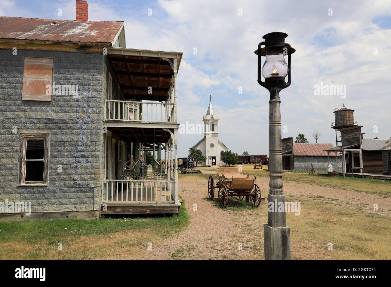 The original 1880 Town with the church in the background.Midland.South ...