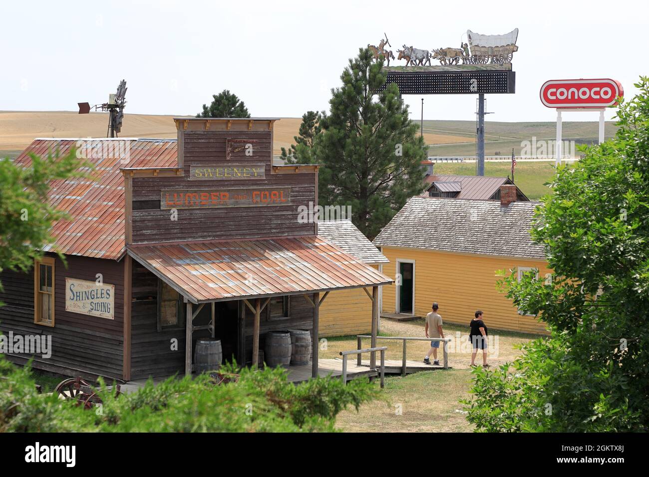 The original 1880 Town in.Midland South Dakota.USA Stock Photo - Alamy