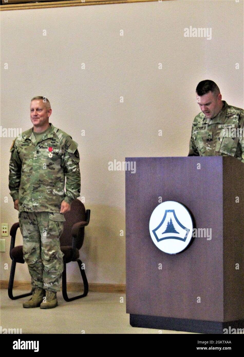 Command Sgt. Maj. Paul Mantha, former Fort McCoy Garrison command ...