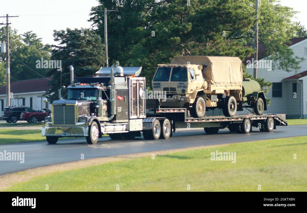 Training operations are shown July 1, 2021, at Fort McCoy, Wis ...