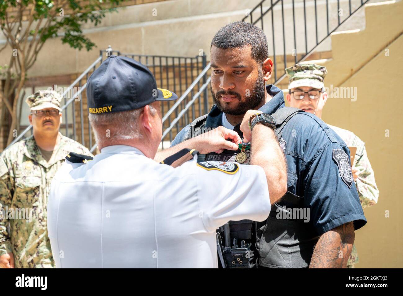 Civilian service achievement medal hi-res stock photography and images ...