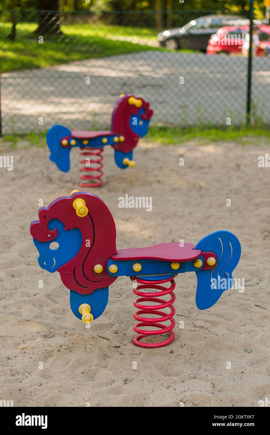 Two rocking horses hi-res stock photography and images - Alamy