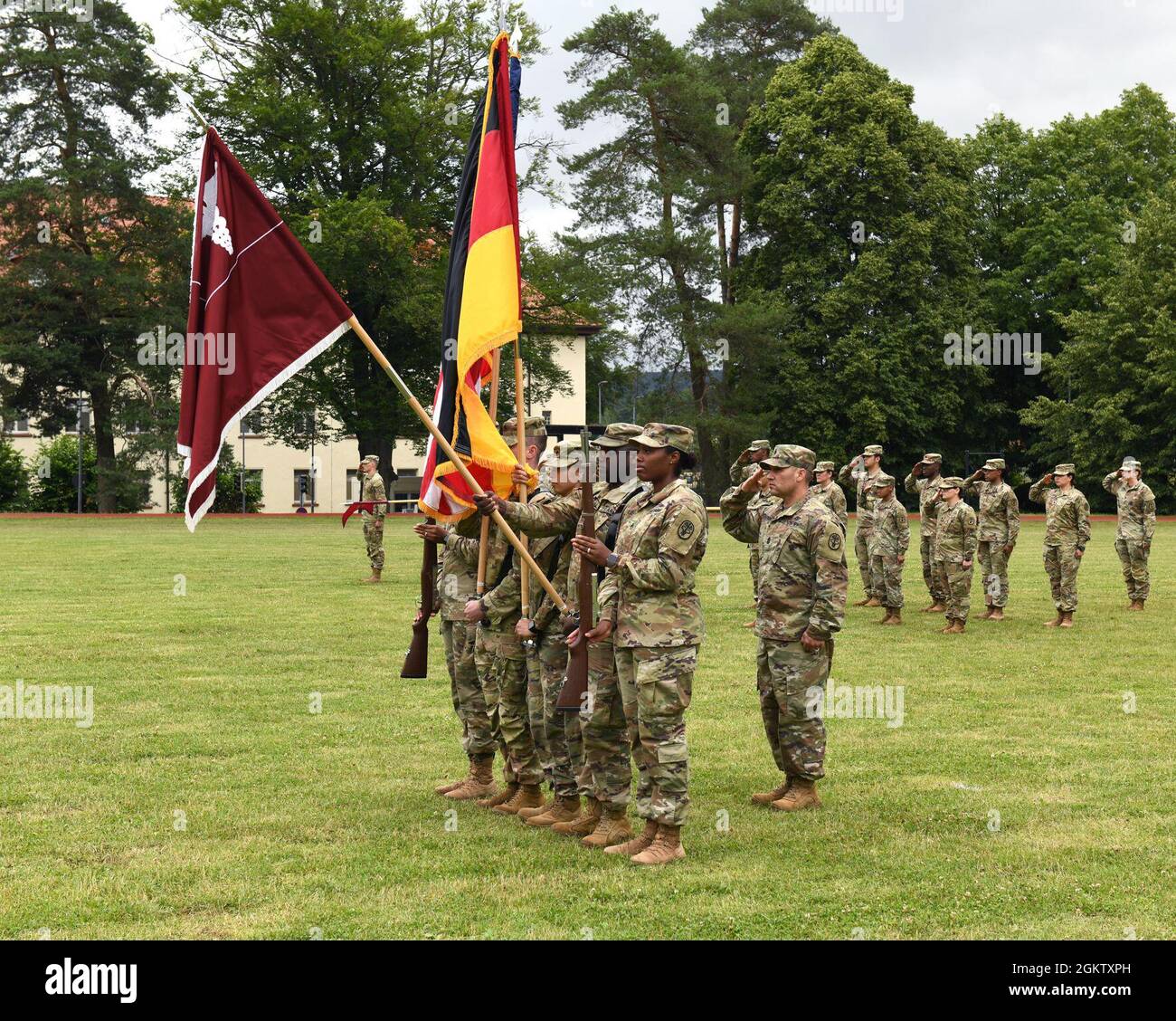 The Landstuhl Regional Medical Center Troop Command Color Guard and ...