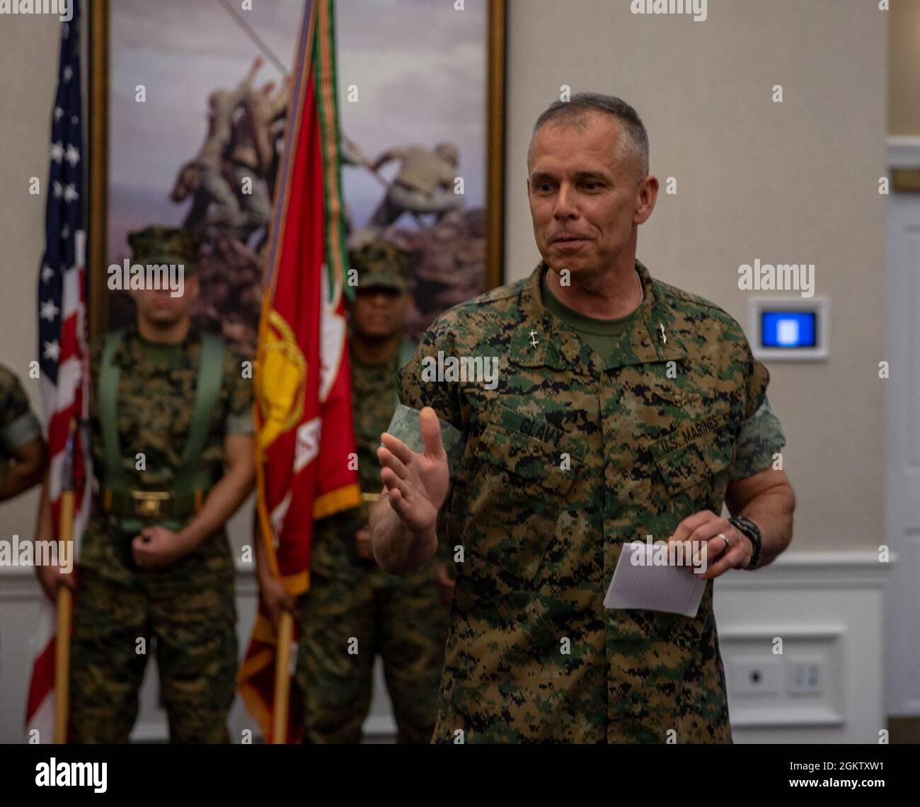 U.S. Marine Corps Maj. Gen. Matthew G. Glavy, commanding general of ...