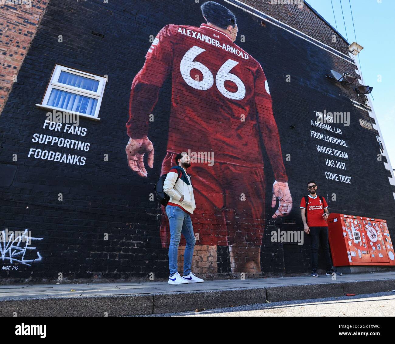 Trent alexander arnold mural hi-res stock photography and images - Alamy