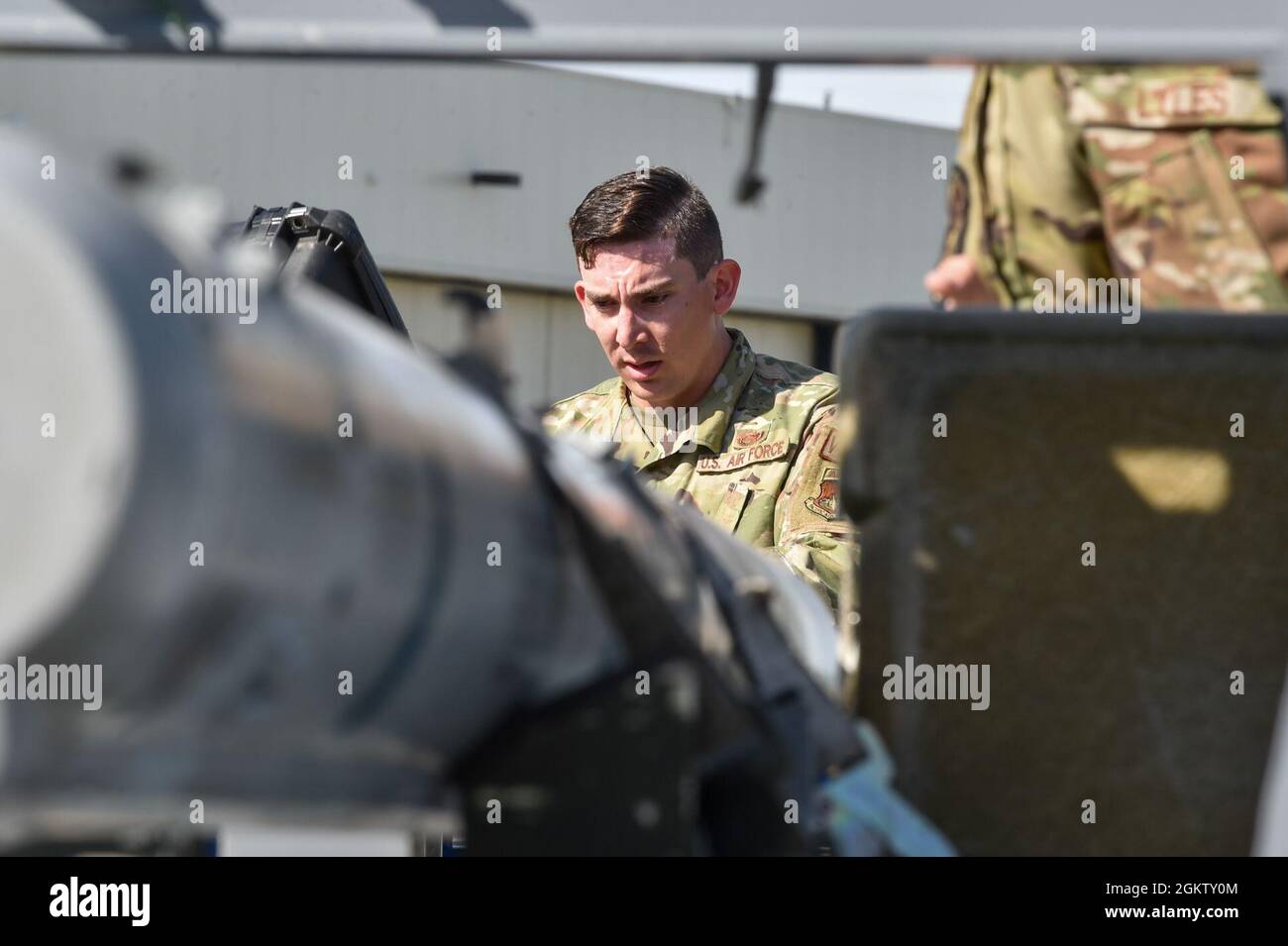 U.S. Air Force Staff Sgt. James Doherty, a 525th Aircraft Maintenance ...