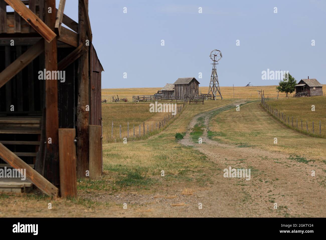 The farm of 1880 Town.Midland.South Dakota.USA Stock Photo - Alamy