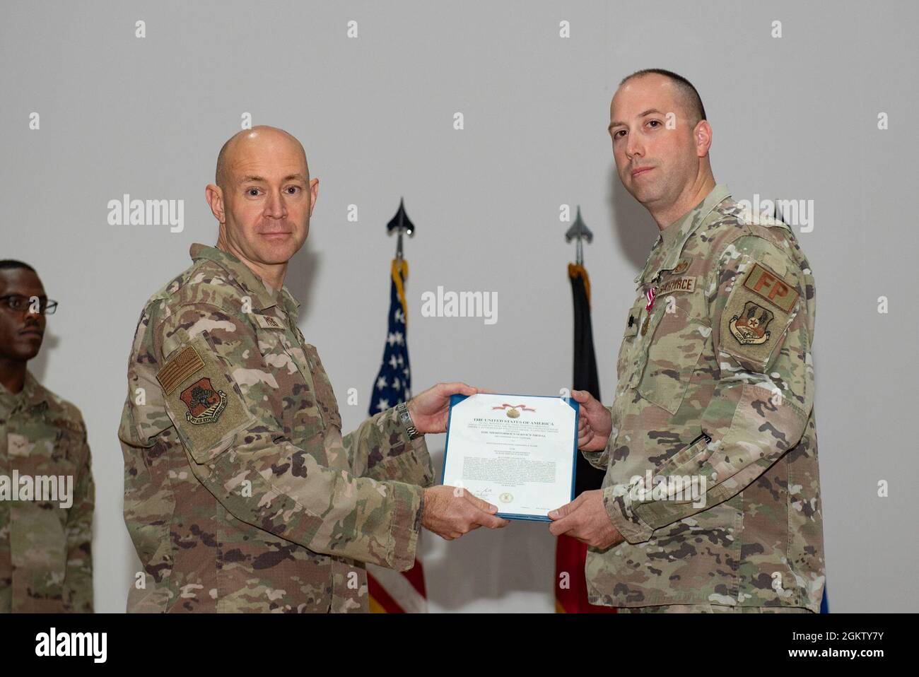 U.S. Air Force Col. Joshua Pyers, 387th Air Expeditionary Group ...