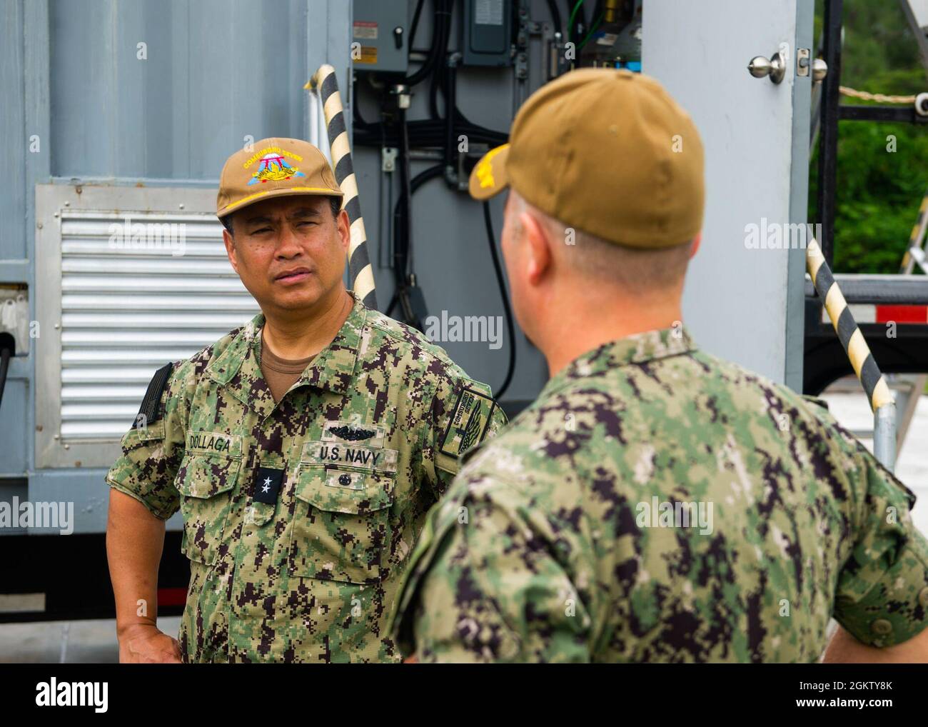 Polaris Point, Guam (July 2, 2021) - Rear Adm. Butch Dollaga, commander ...