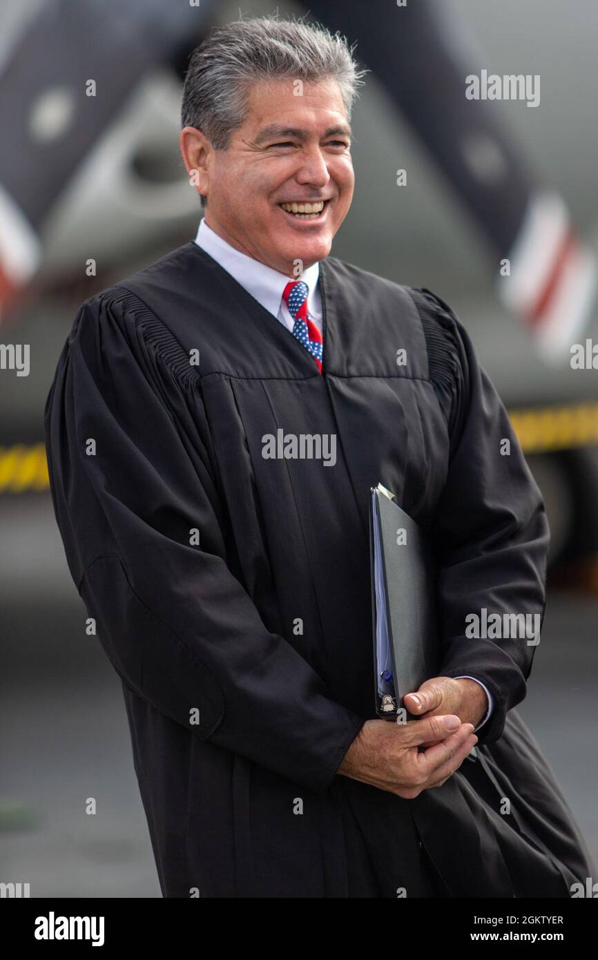 Chief Judge Dana Sabraw of the U.S. District Court of Southern smiles ...