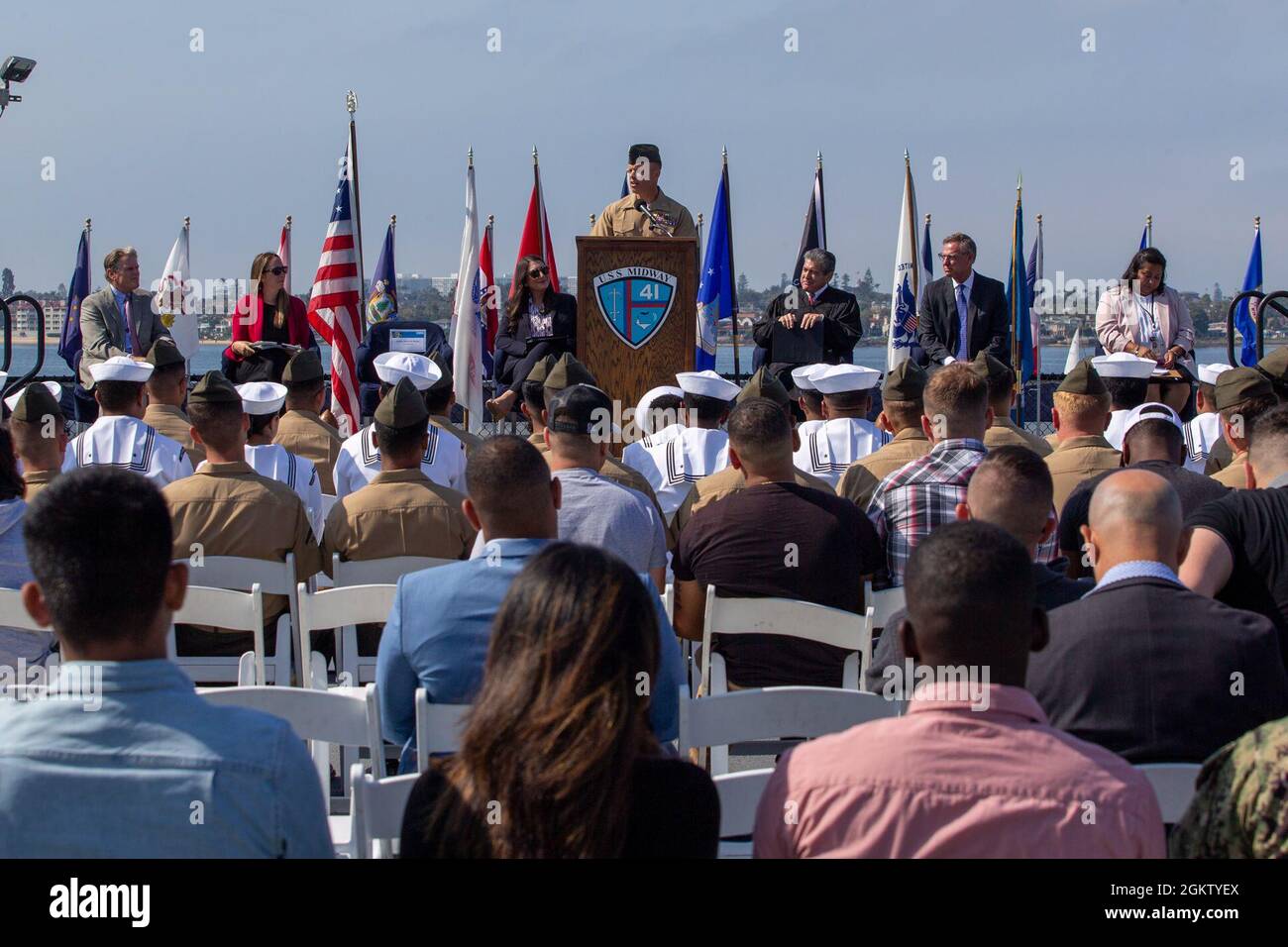 U.S. Marine Col. Daniel Whitley, the commanding officer of Headquarters ...