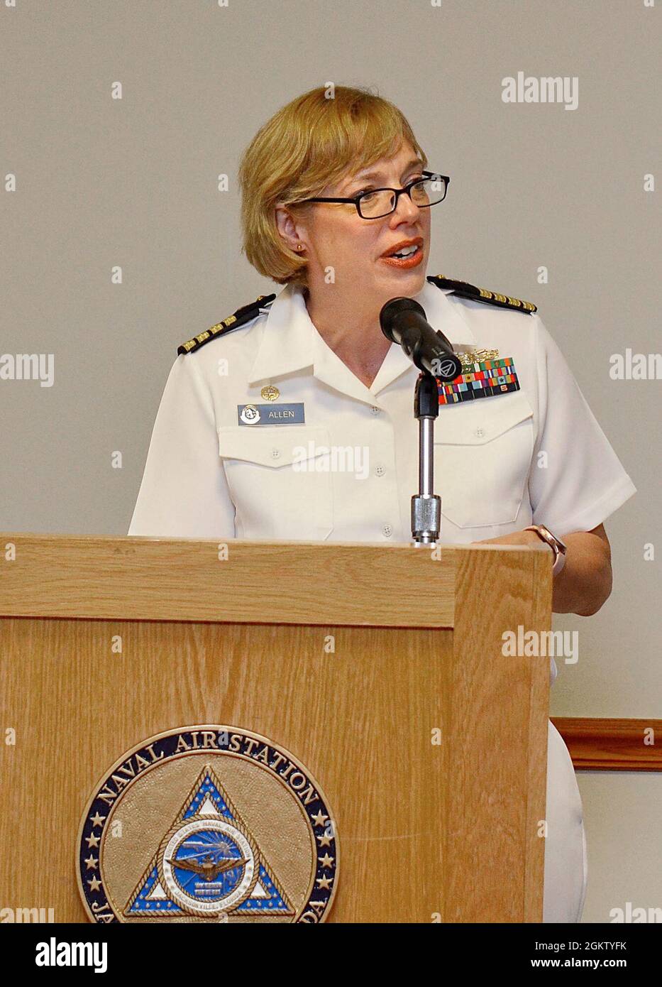 JACKSONVILLE, Fla. (July 2, 2021) - Capt. Teresa Allen, Naval Hospital ...
