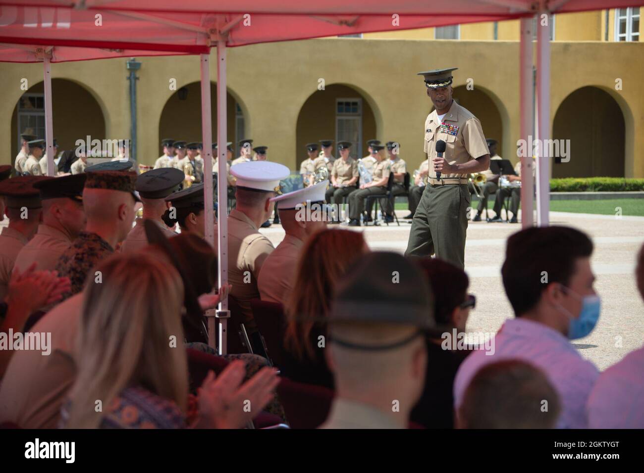 Col. Joseph J. Jones, the incoming commanding officer of Recruit ...