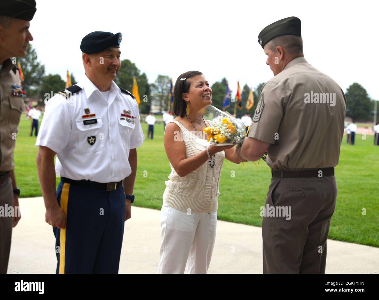 Maj. Gen. Matthew McFarlane, commanding general for the 4th Infantry ...