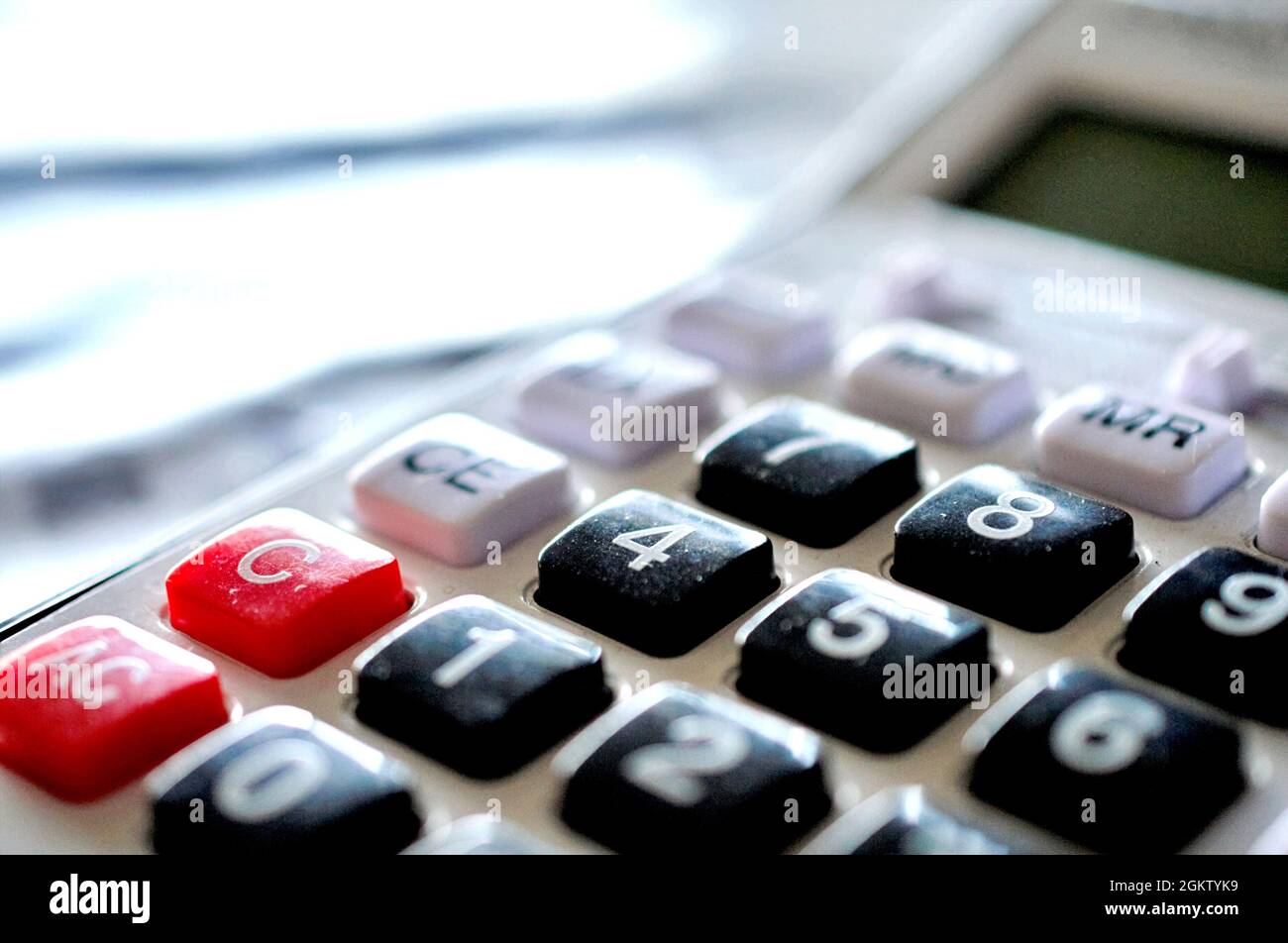 Calculator numbers screen buttons hi-res stock photography and images ...