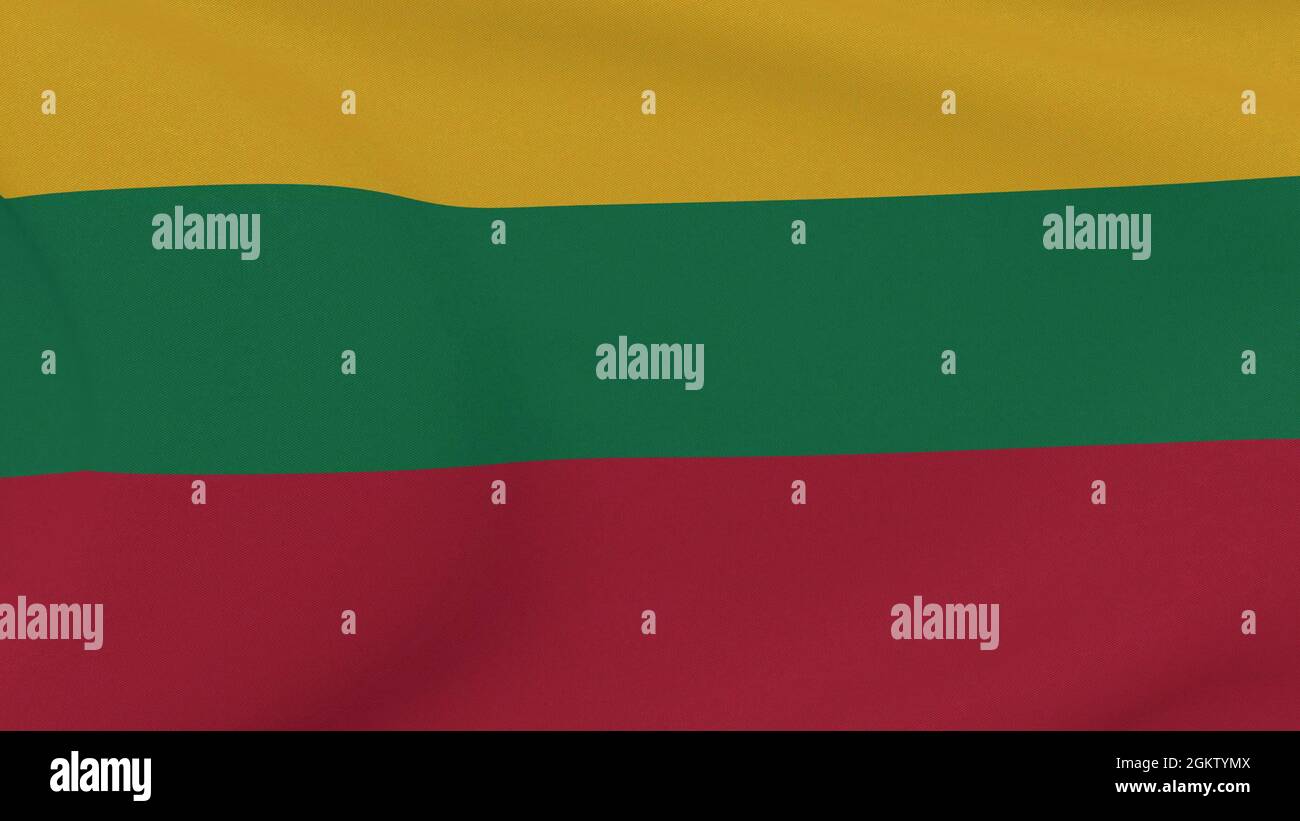 flag Lithuania patriotism national freedom, 3D illustration Stock Photo ...