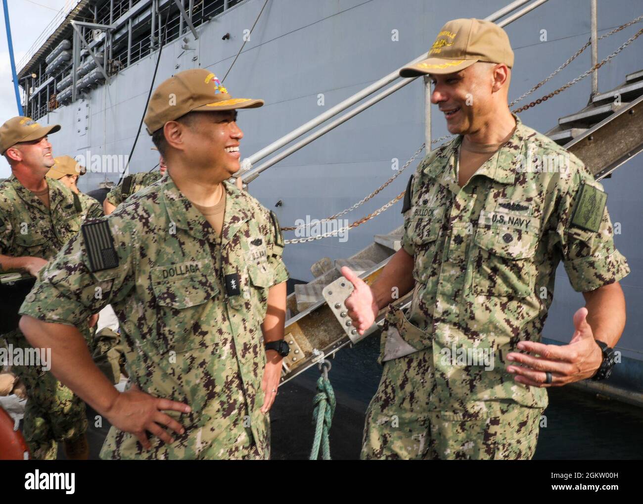 APRA HARBOR, Guam (July 3, 2021) Cmdr. Thomas Bullock, commanding ...