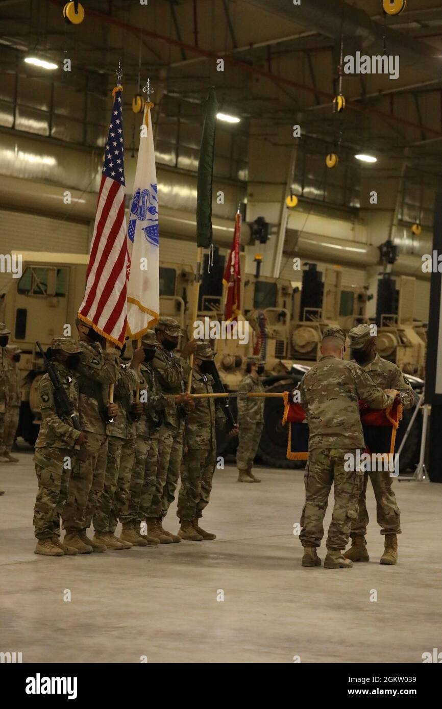 Col. Peter Gilbert and Command Sgt. Major Kevin Campbell, command team ...