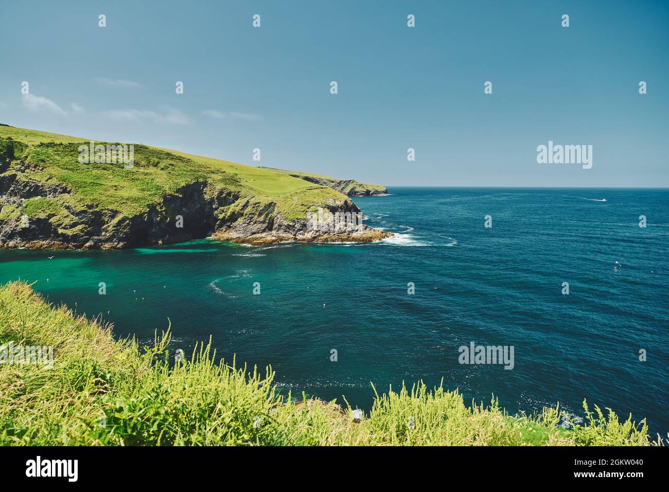 Landscape image from Cornwall in England Stock Photo - Alamy