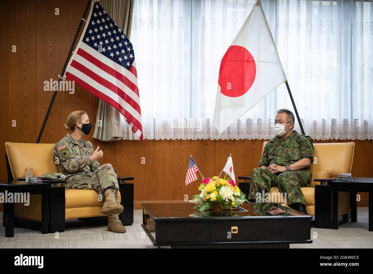 U.S. Army Maj. Gen Laura Yeager, Commanding General, 40th Infantry ...