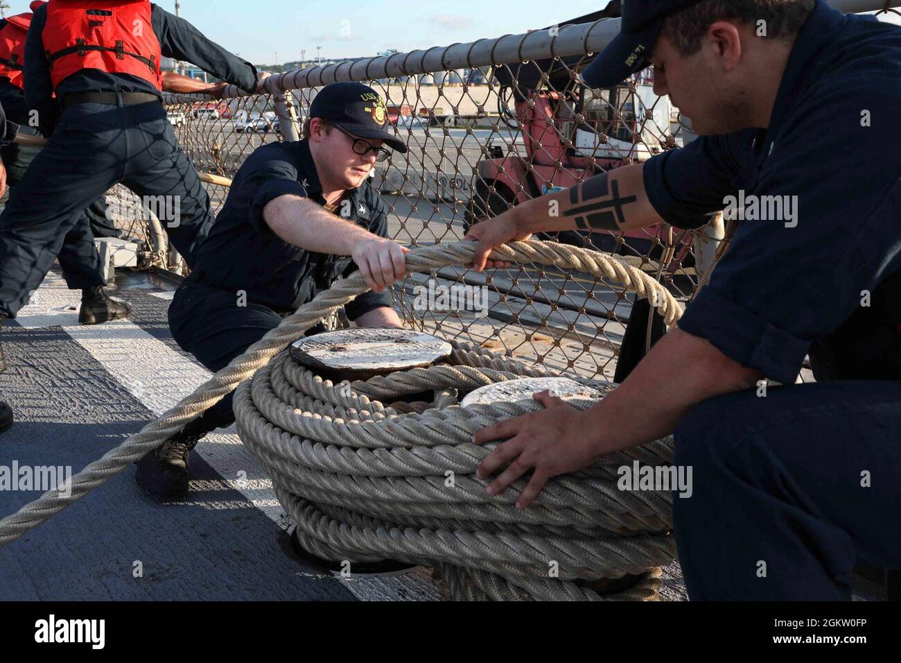 ODESSA, Ukraine (July 2, 2021) Fire Controlman (Aegis) 3rd Class ...