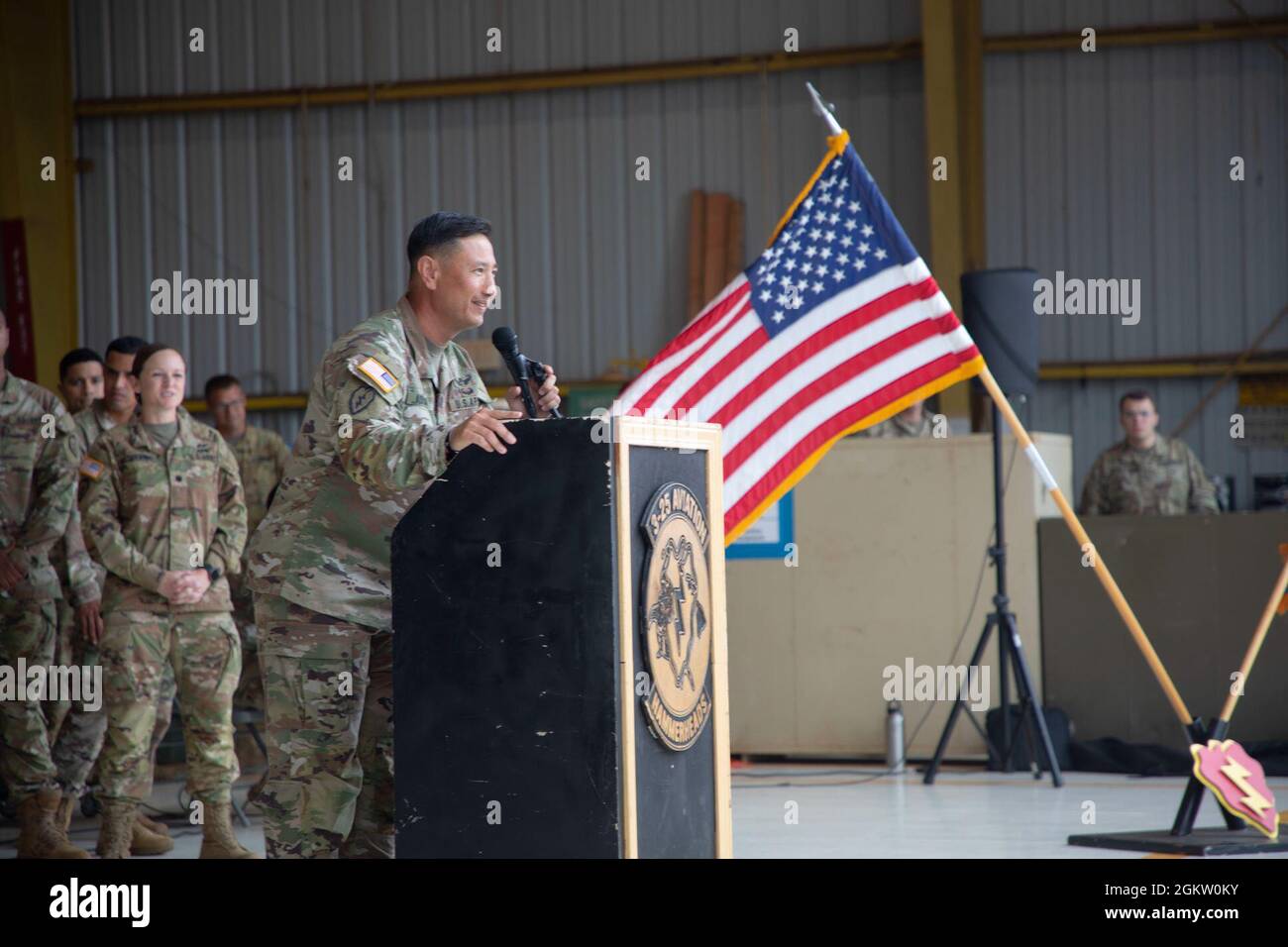 Soldiers of the 25th Combat Aviation Brigade were laterally promoted to ...