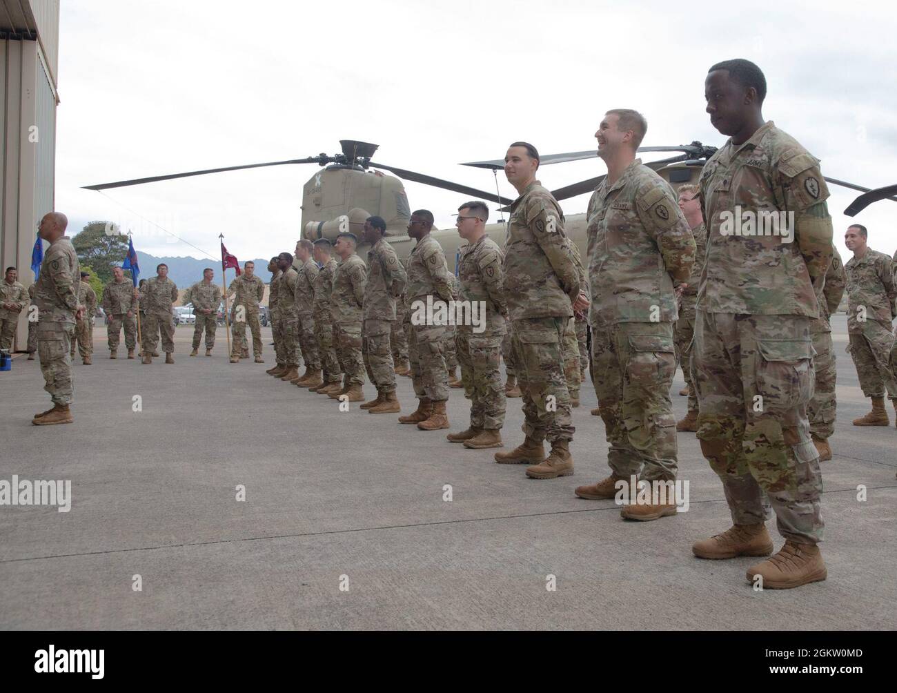 Soldiers of the 25th Combat Aviation Brigade were laterally promoted to ...