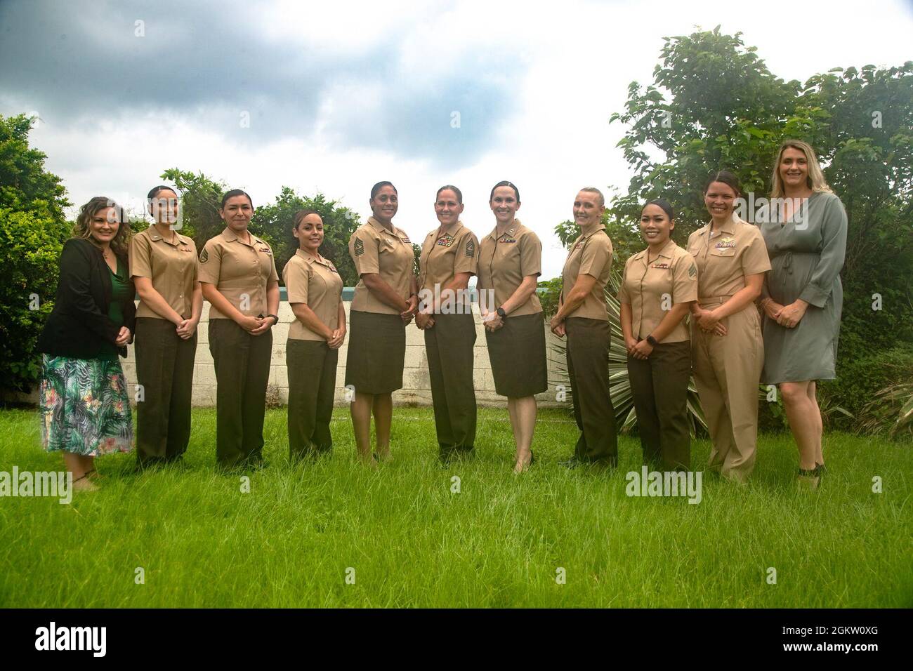 Guest speakers and event hostesses of the Opha May Johnson Symposium ...