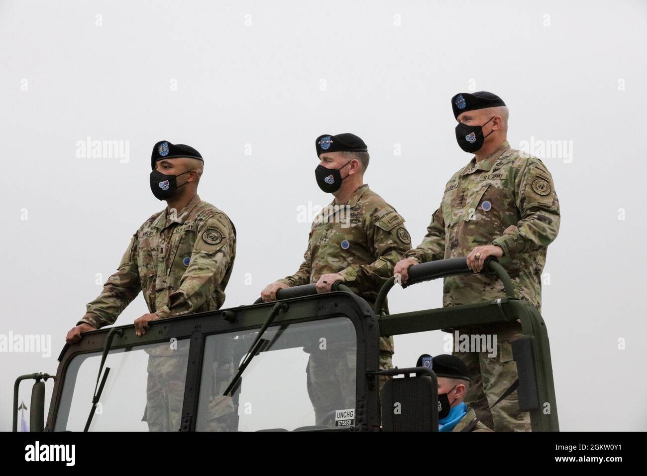 Army Capt. Matthew Kemelek, General Robert B. "Abe" Abrams, and General ...