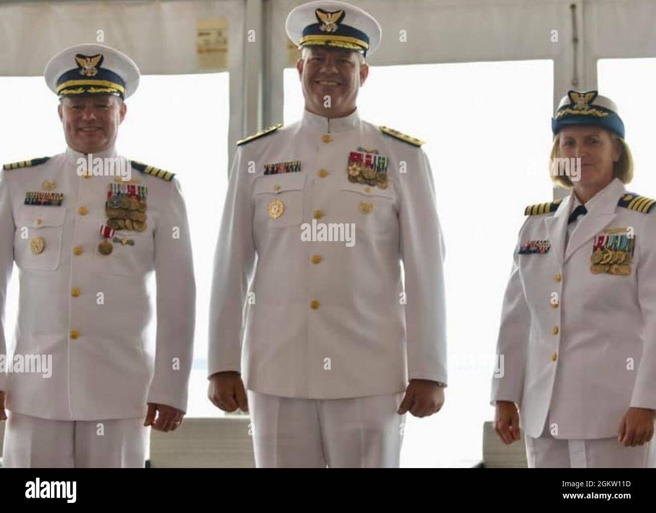 Coast Guard Captain Kailie J. Benson relieved Captain Eric J. Doucette ...