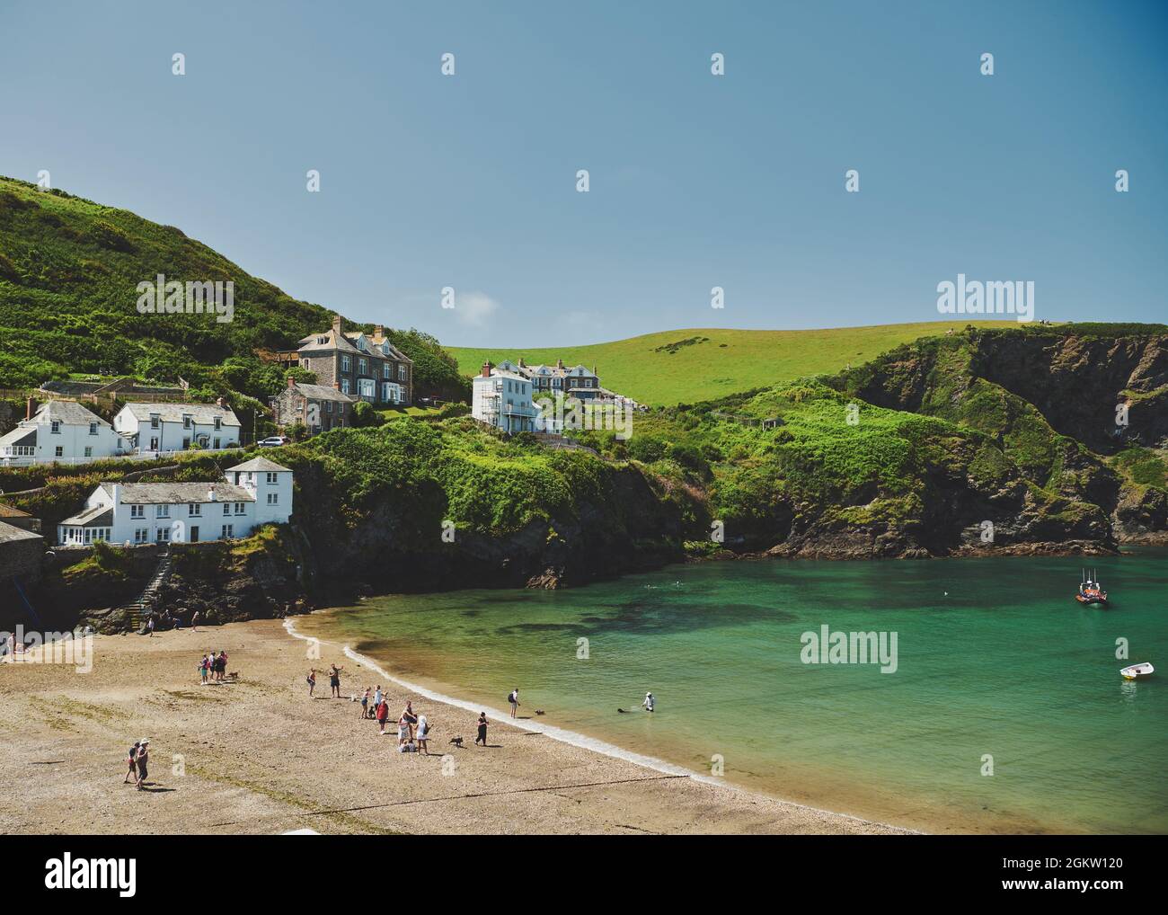 Landscape image from Cornwall in England Stock Photo - Alamy