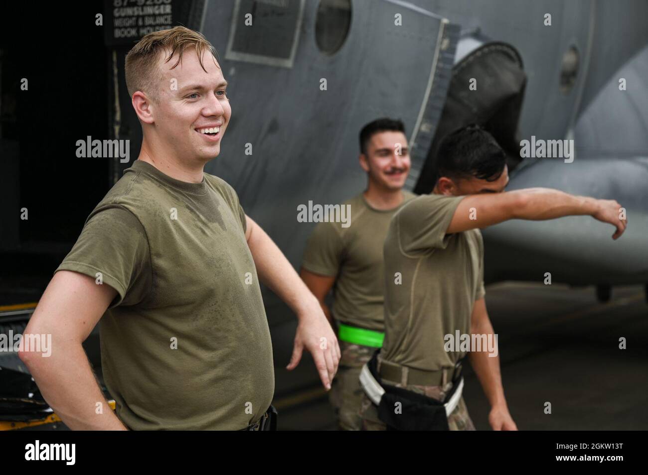 U.S. Air Force Staff Sgt. Matt Holcomb, 73rd Aircraft Maintenance Unit ...