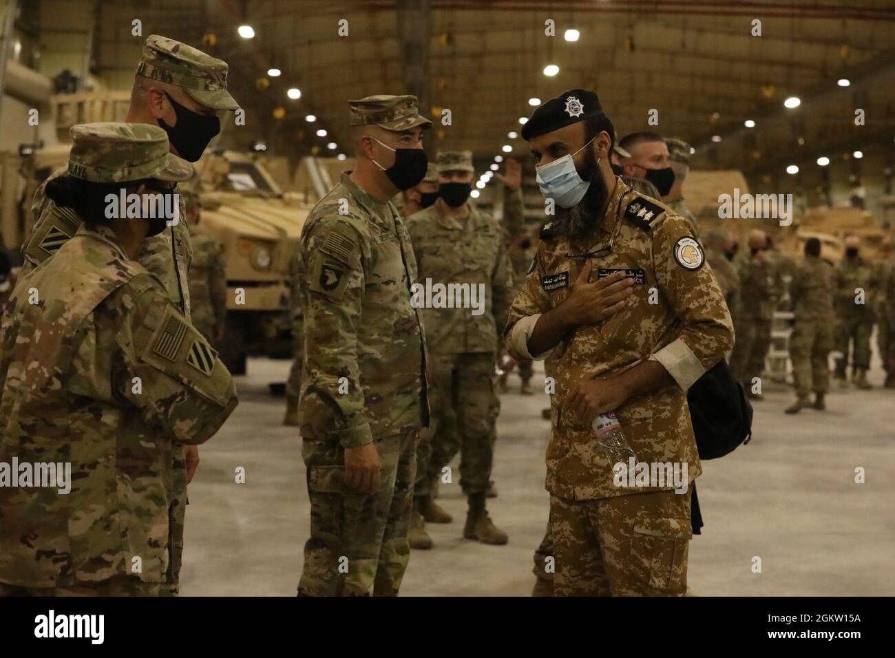 Col. Abdullah Hammad Al Mussameh, land and border director, Kuwait’s ...