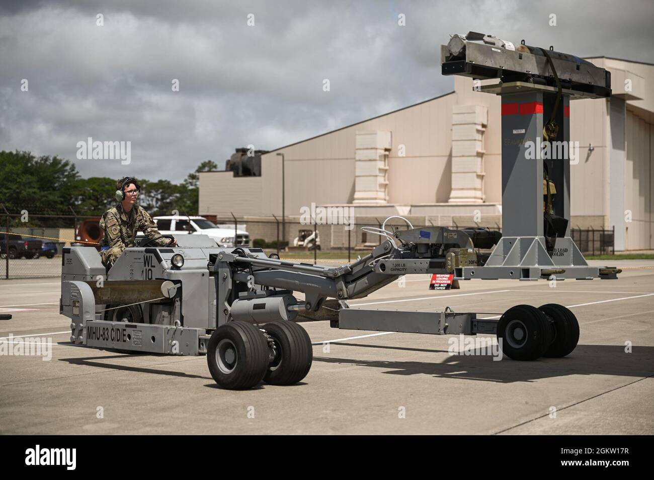 4th Aircraft Maintenance Unit weapons load crew member U.S. Air Force ...