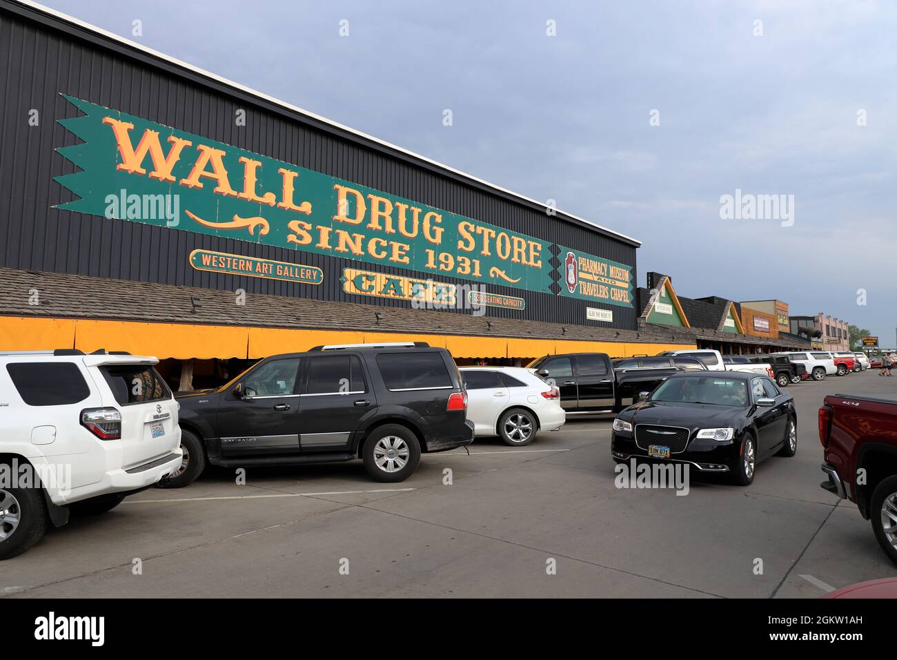 Exterior view of Wall Drug Store.Wall.South Dakota.USA Stock Photo - Alamy