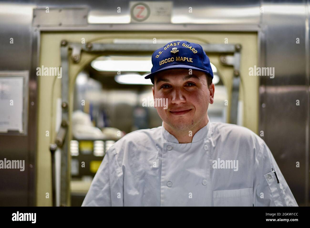 Petty Officer 2nd Class Collin Pace, a culinary specialist aboard USCGC ...